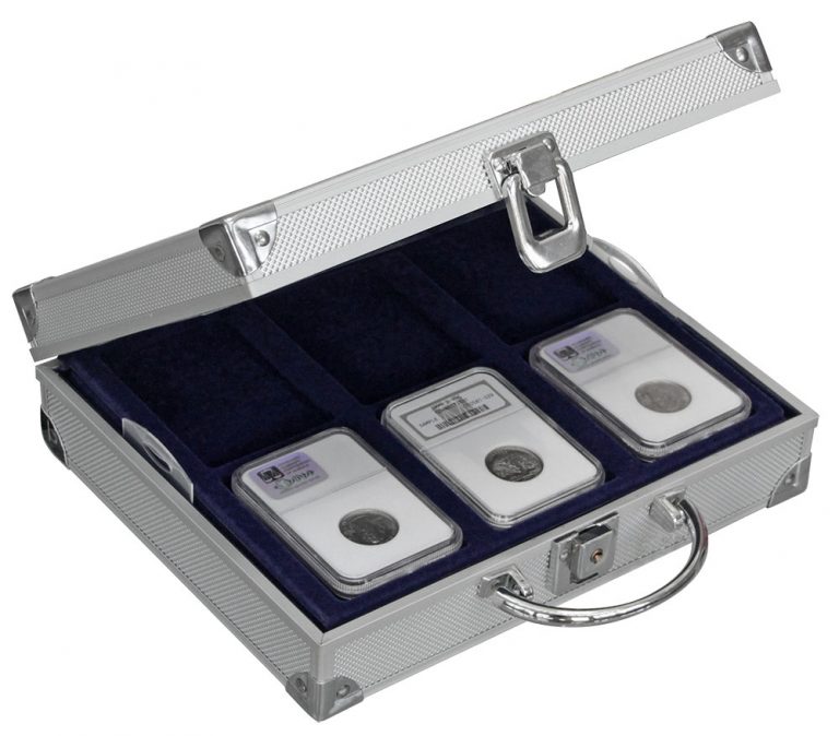 Aluminum Carrying Case for 24 Slabs - USA | SAFE Collecting Supplies