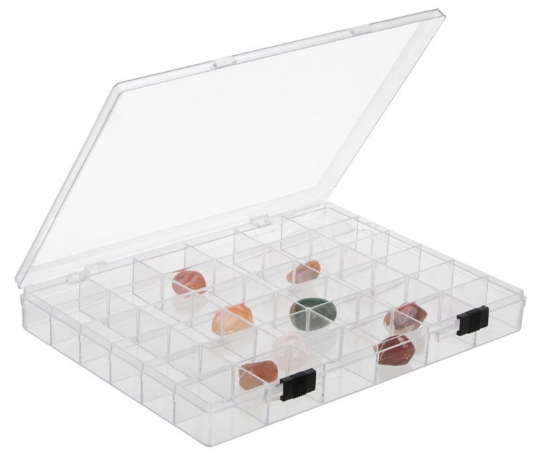 Rock Collection Box with 36 Compartments | SAFE Collecting Supplies