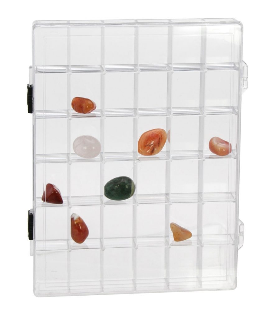Rock Collection Box with 36 Compartments | SAFE Collecting Supplies