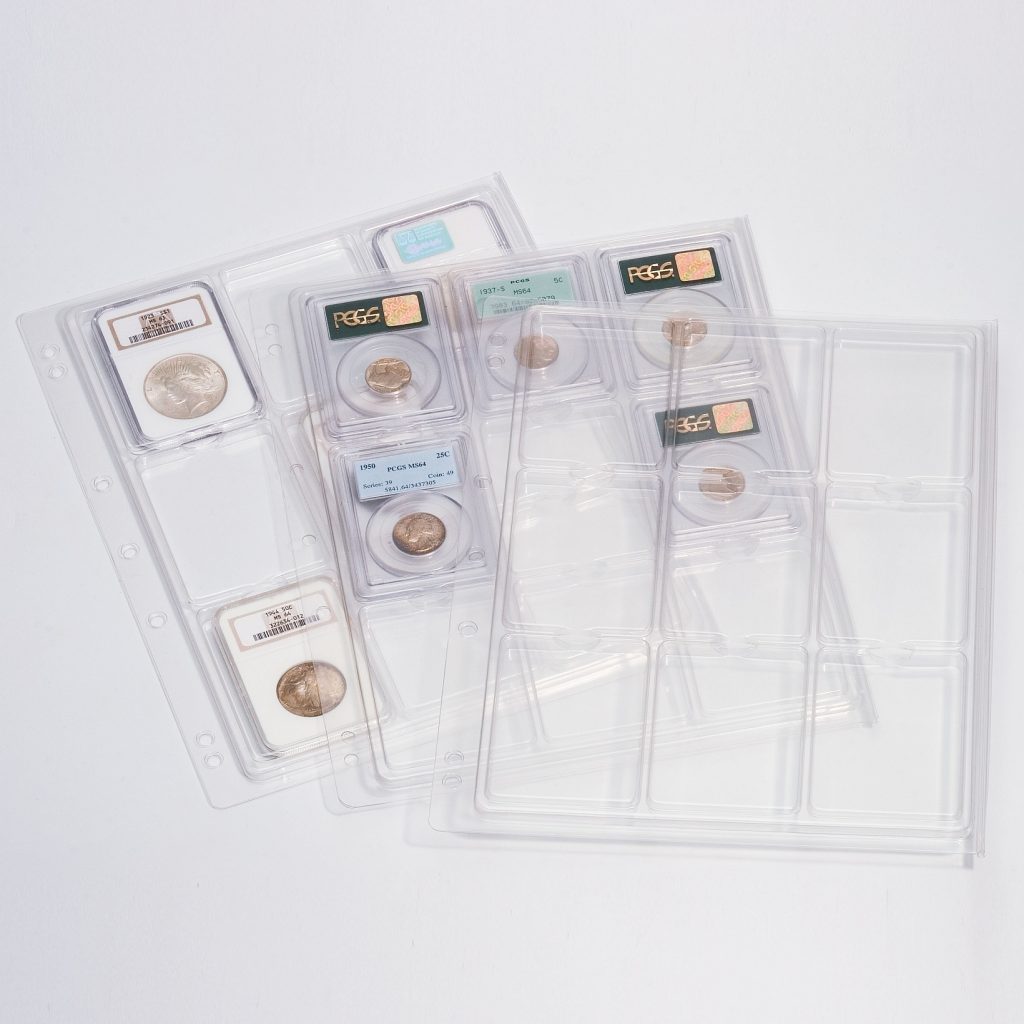 Coin Storage for Graded Coins in Slabs | SAFE Collecting Supplies | www ...