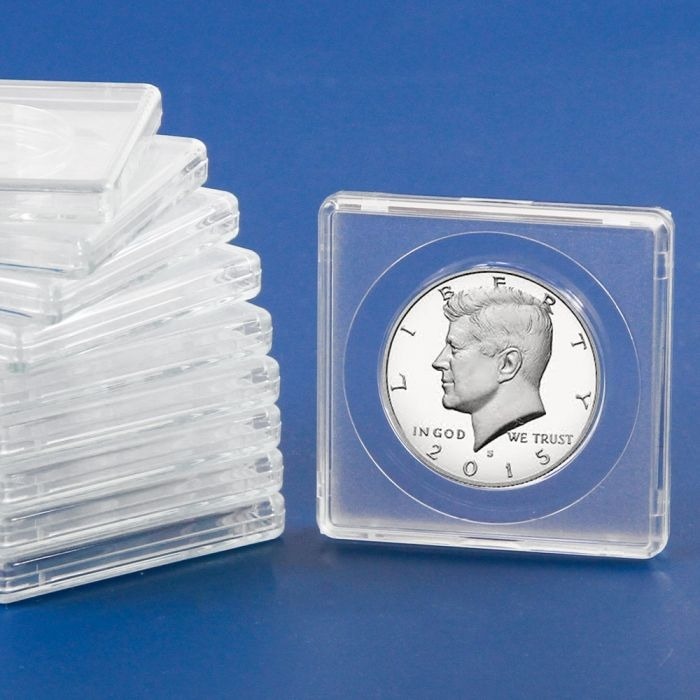 2" x 2" SnapLock Air Tight Coin Capsules - 20mm | SAFE Collecting Supplies