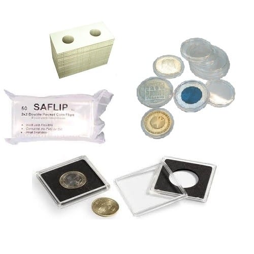 Coin Holders and Coin Capsules to preserve your Coin Collection