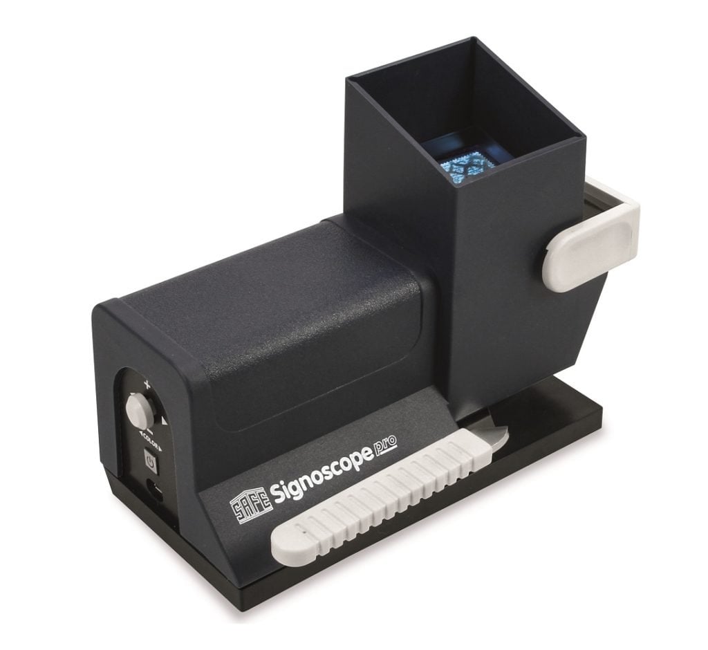 Signoscope Pro Watermark Detector - NEW Model | SAFE Collecting Supplies